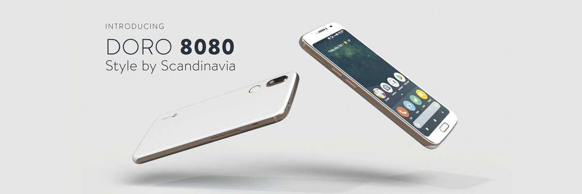 Doro 8080 | Kjøp enkel smarttelefon for eldre her nå | POWER - Power.no